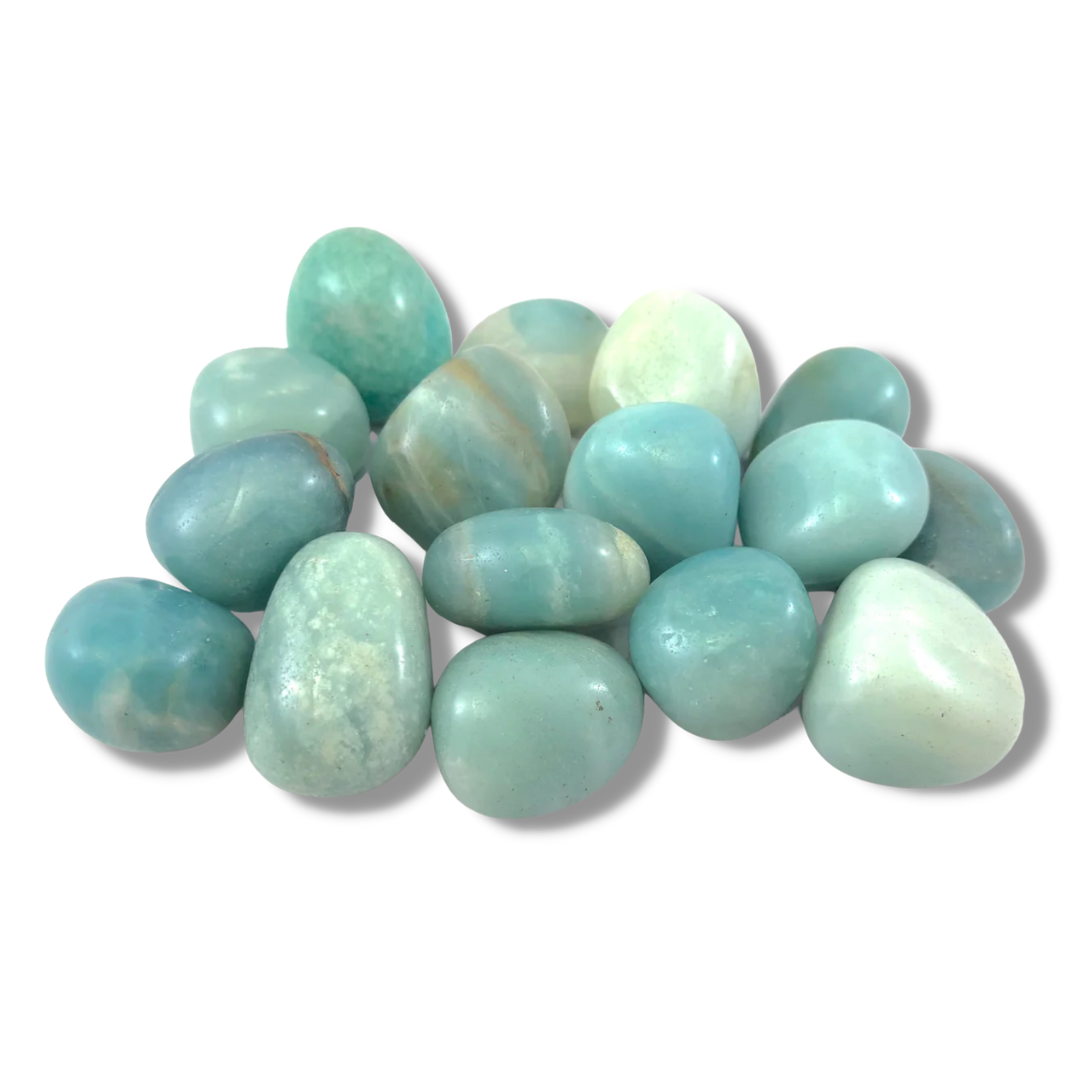 Amazonite Tumbled Stones – Cosmic Crystals